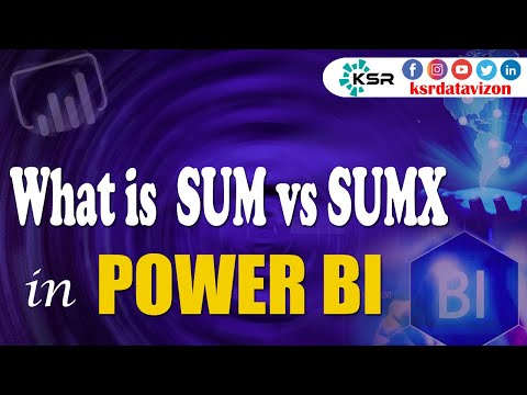 What is SUM vs SUMX in POWER BI|India's Best Power BI Training Center ...