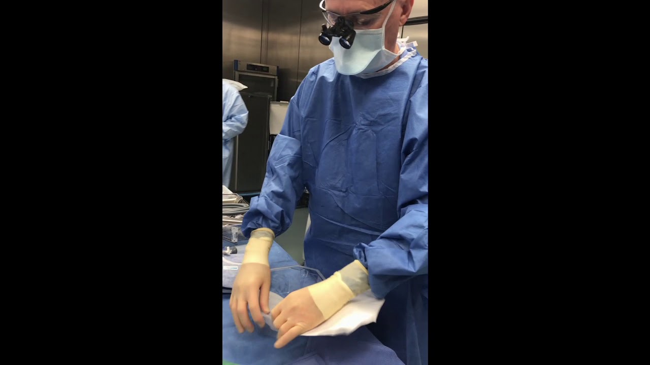 Breast reconstruction: Opening the tissue expander package - YouTube