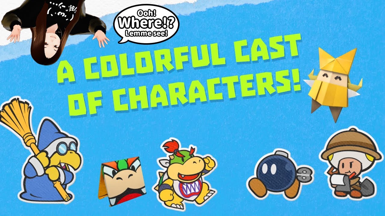 🤔 Checking out 🔎 "A Closer Look at Paper Mario: The Origami King" 👑 ...