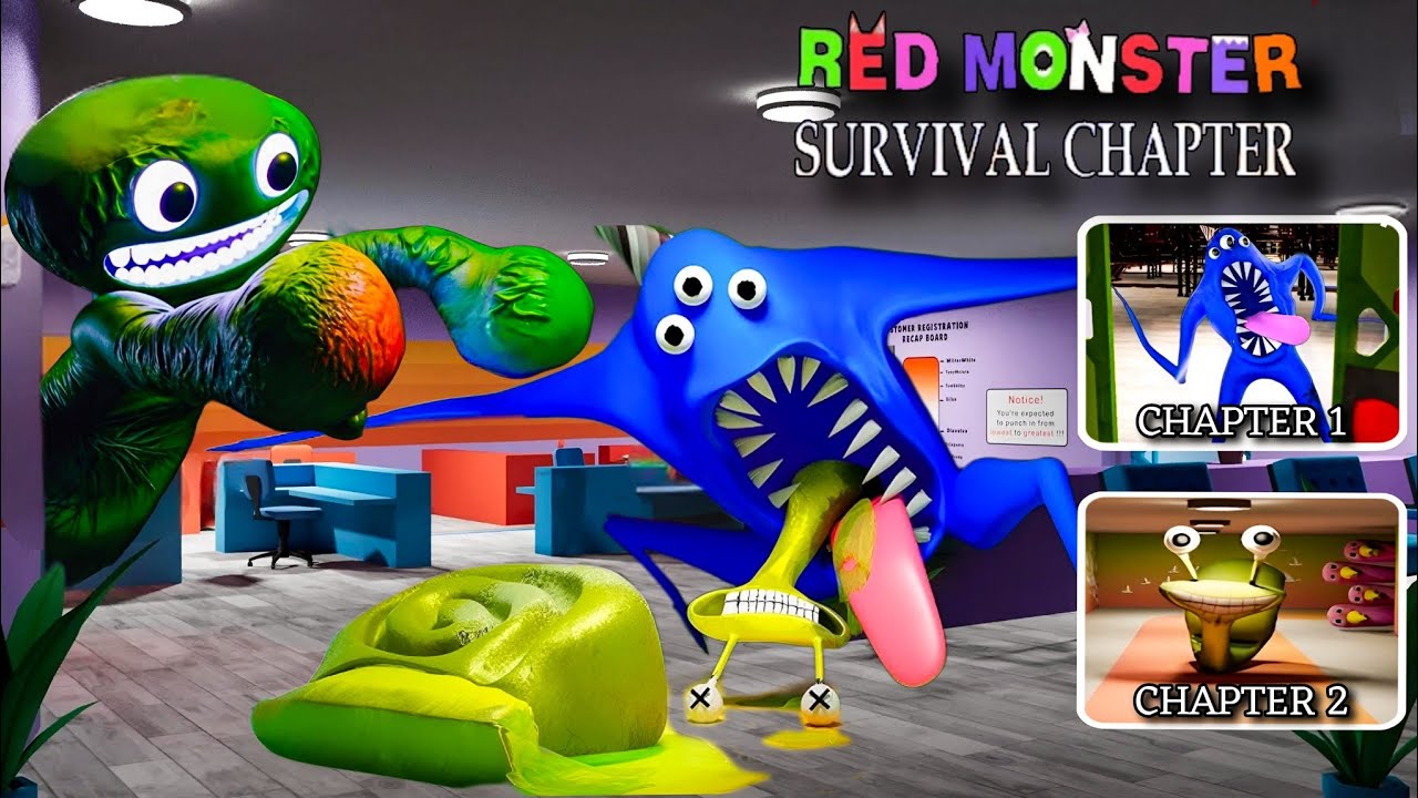 Red Monster Survival: CHAPTER 1 & 2 Boss Battle Showdown! - YouTube