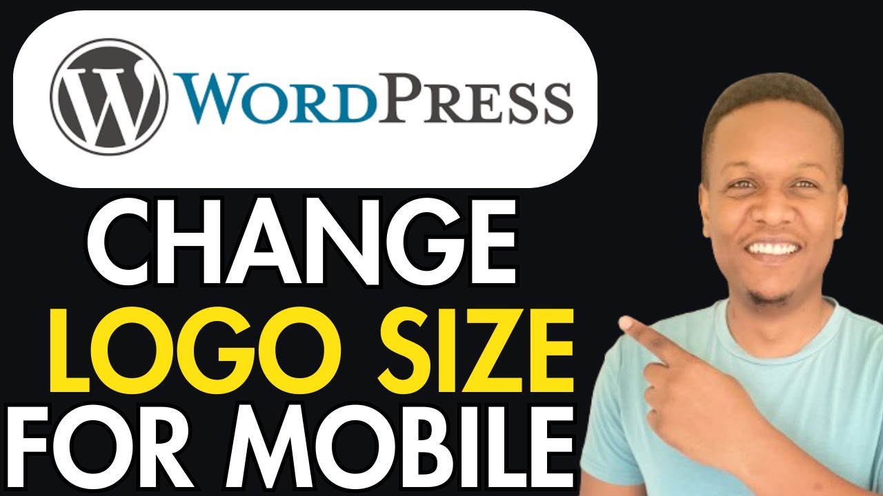How To Change Logo Size For Mobile In Wordpress - YouTube