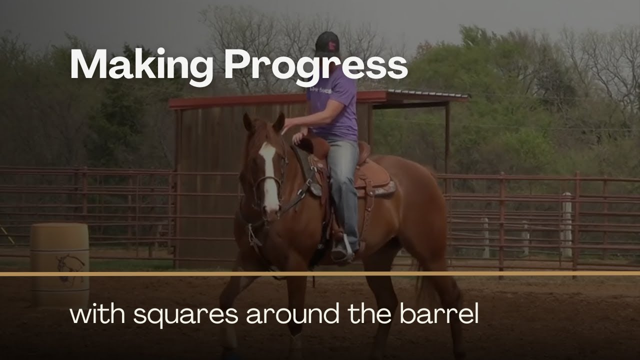 Working Squares around the Barrels with Joy Wargo on Between The Reins ...