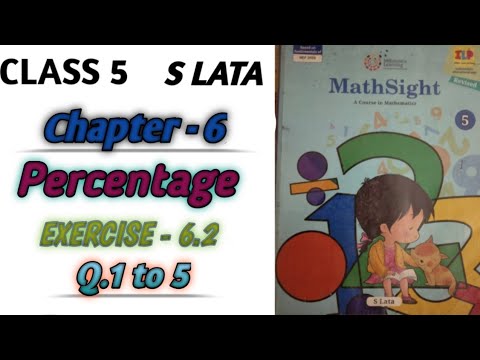 S LATA mathsight class 5th, chapter 6,exercise 6.2 ( Q 1 to 5 ) - YouTube