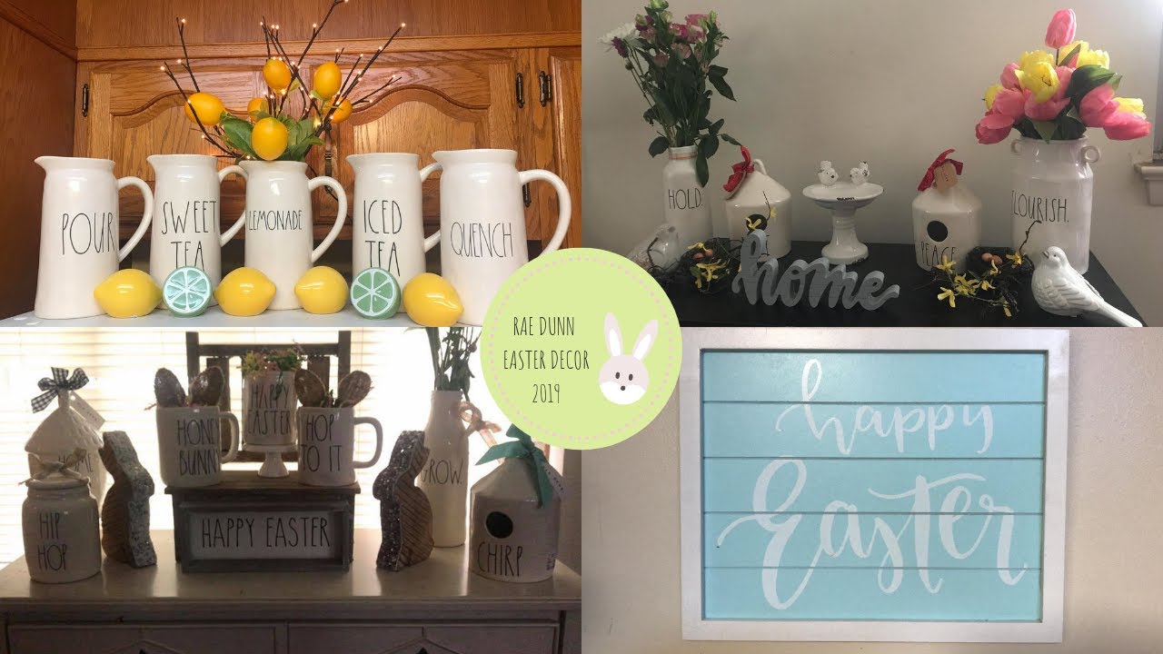 RAE DUNN EASTER DECOR 2019💗🐰 - YouTube