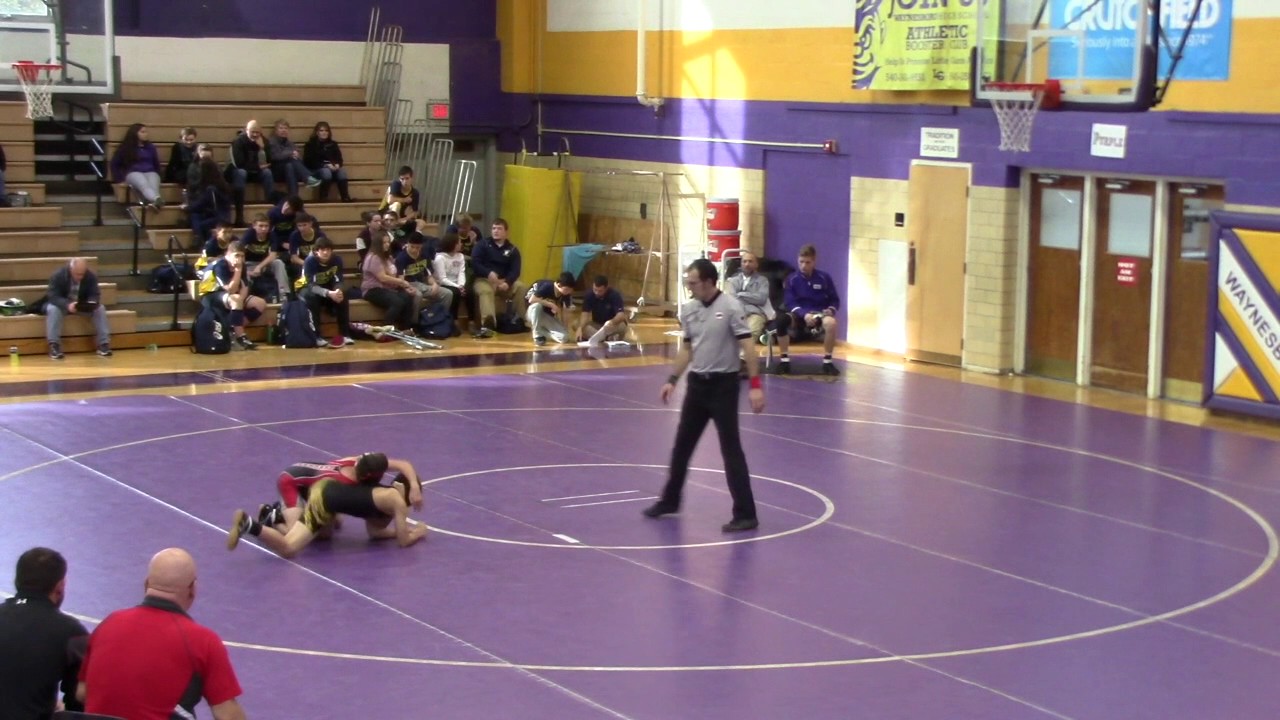Lance Dorman (Stonewall Jackson HS Wrestling) vs. Waynesboro 12/03/16 ...