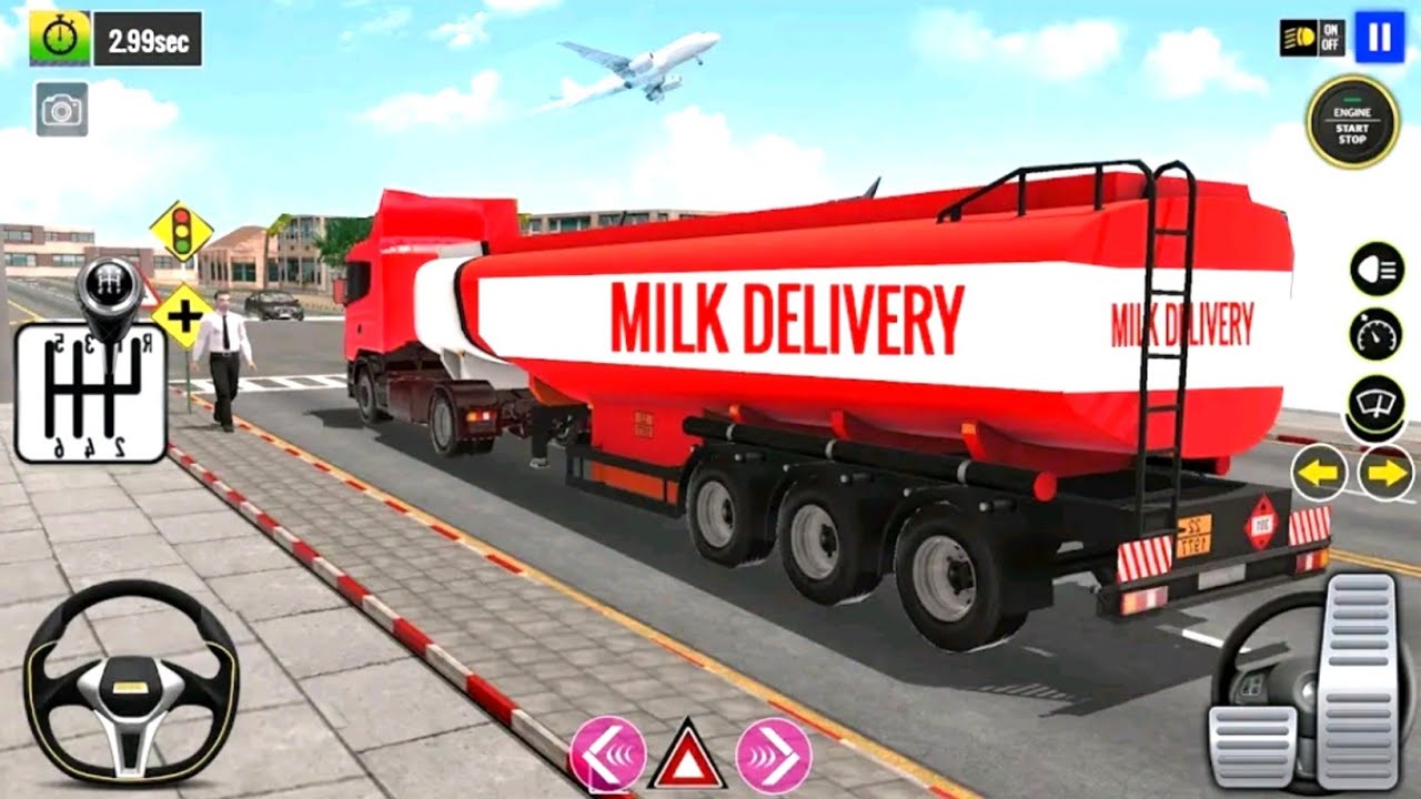 Milk Delivery/Milk Delivery Truck Simulator - YouTube