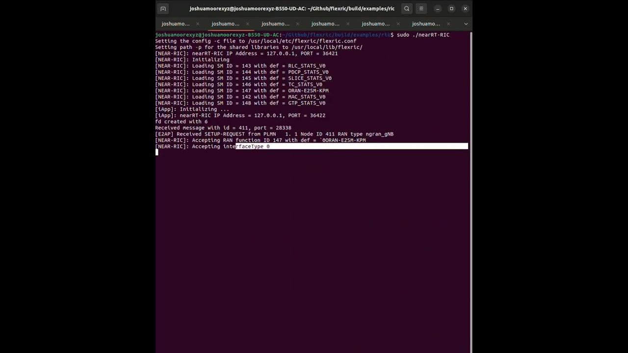 Flexric KPI monitoring xapp with srsRan Project 5g - YouTube