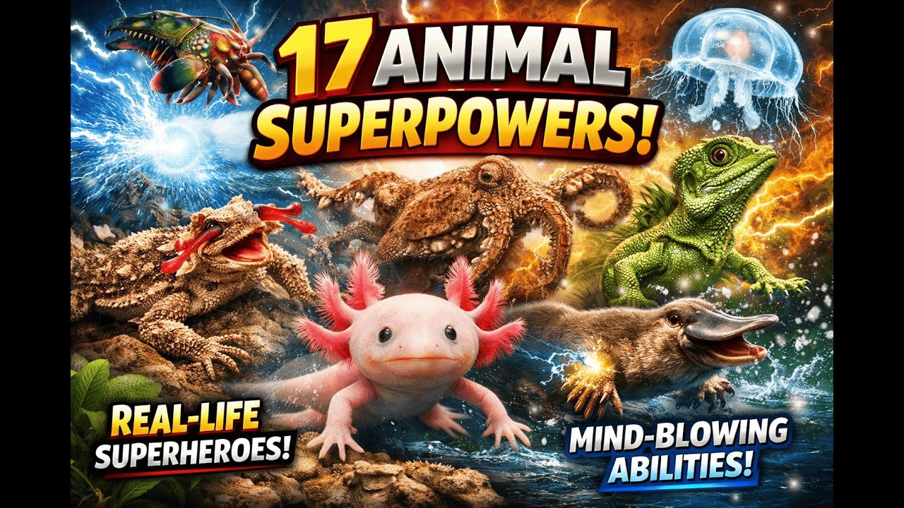 17 Animal Superpowers That Feel Like Real-Life Superheroes 🦸‍♂️🐾 - YouTube