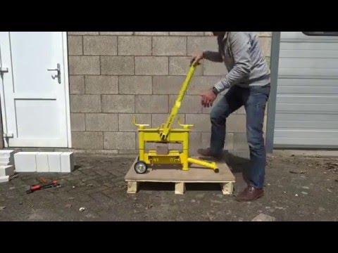 www.scule.ro - Ghilotina de pavele ORIT 3300 TS - YouTube