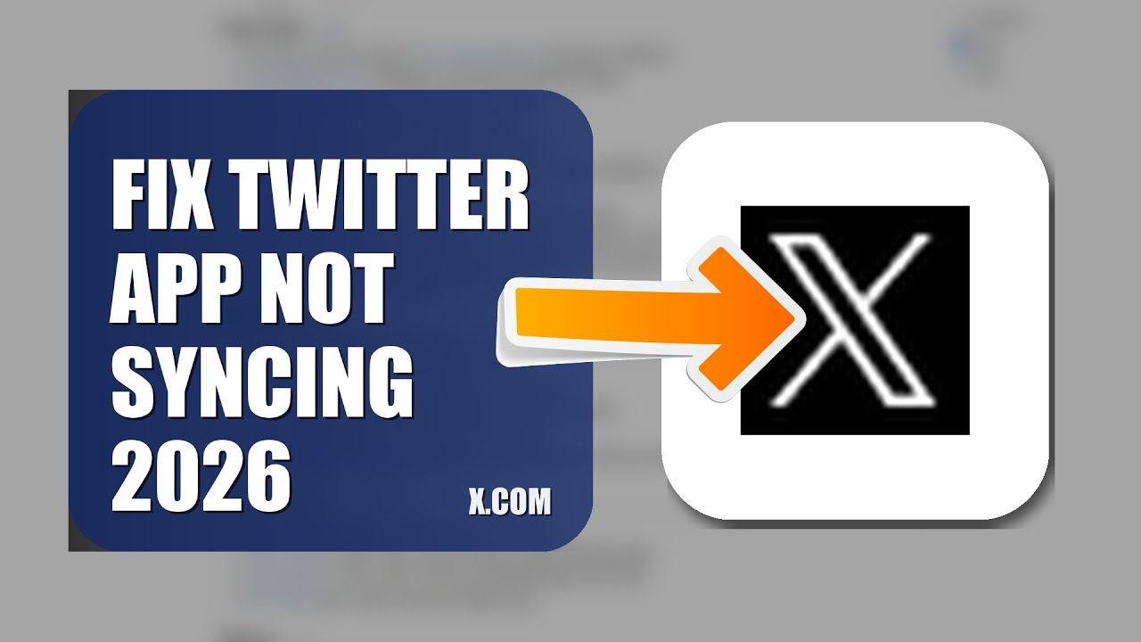 How To Fix Twitter APP Not Syncing 2026 - YouTube