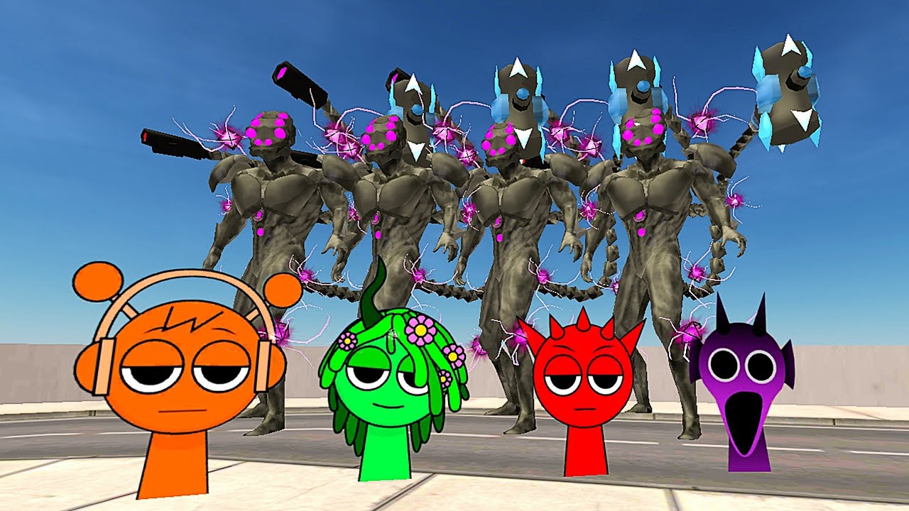 Nextbots In Playground Update Many New Characters Great War VS Sandbox ...