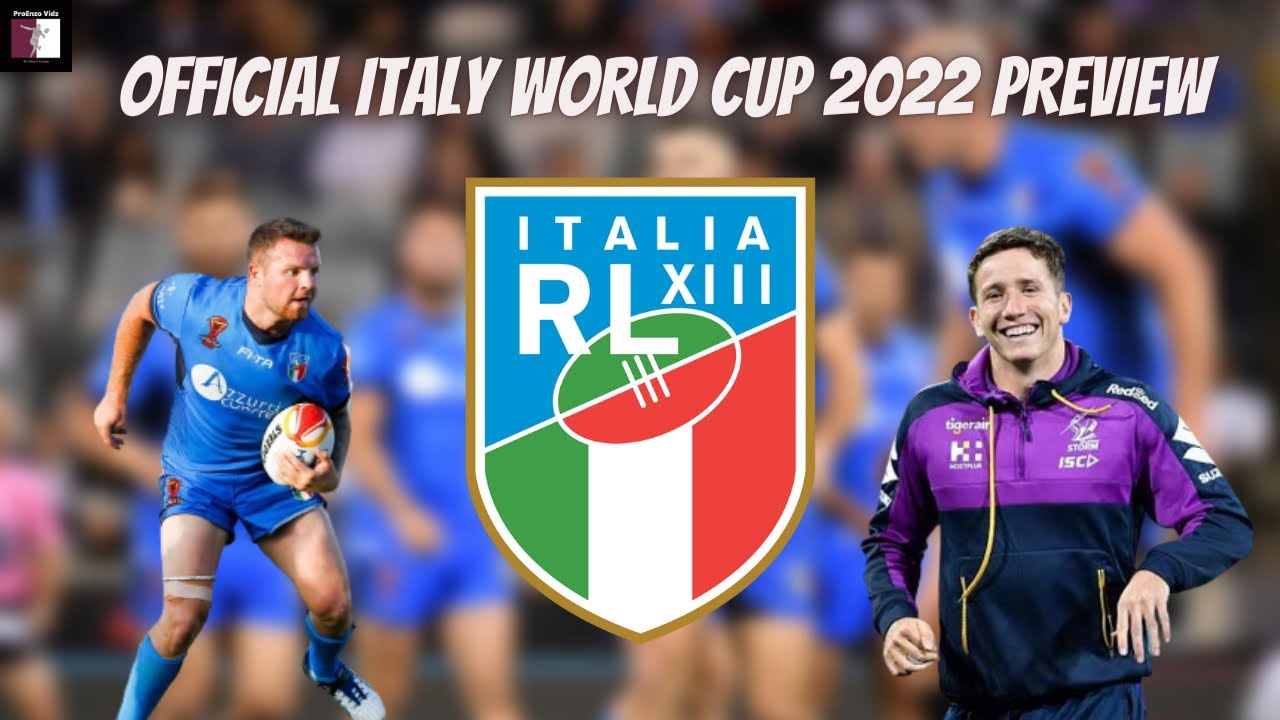 Italy Rugby League World Cup 2022 Preview | Squad Run Down & Fixture ...