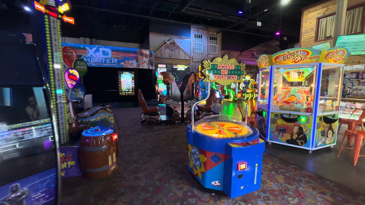 Adventure Park USA (Monrovia MD), 4K arcade walkthrough & tour, June ...