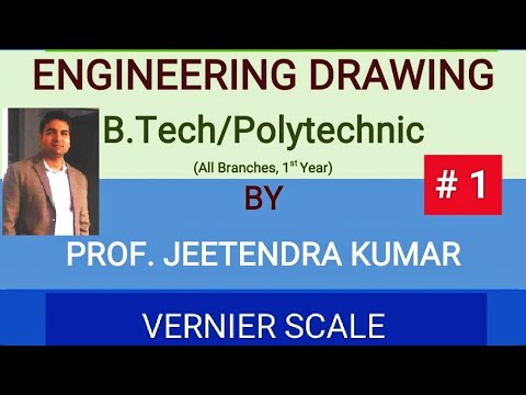 Vernier Scale Q.N.1 # Engineering Drawing - YouTube