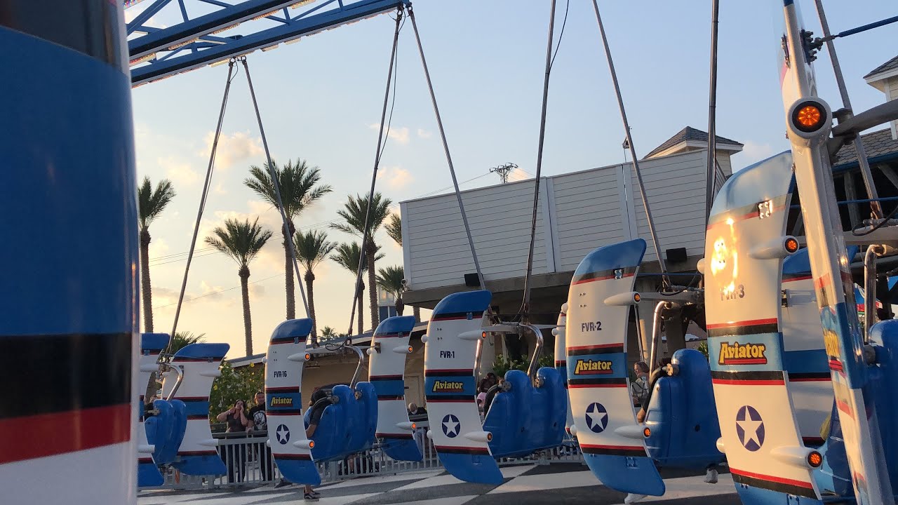 Aviator Ride at Kemah Boardwalk - YouTube