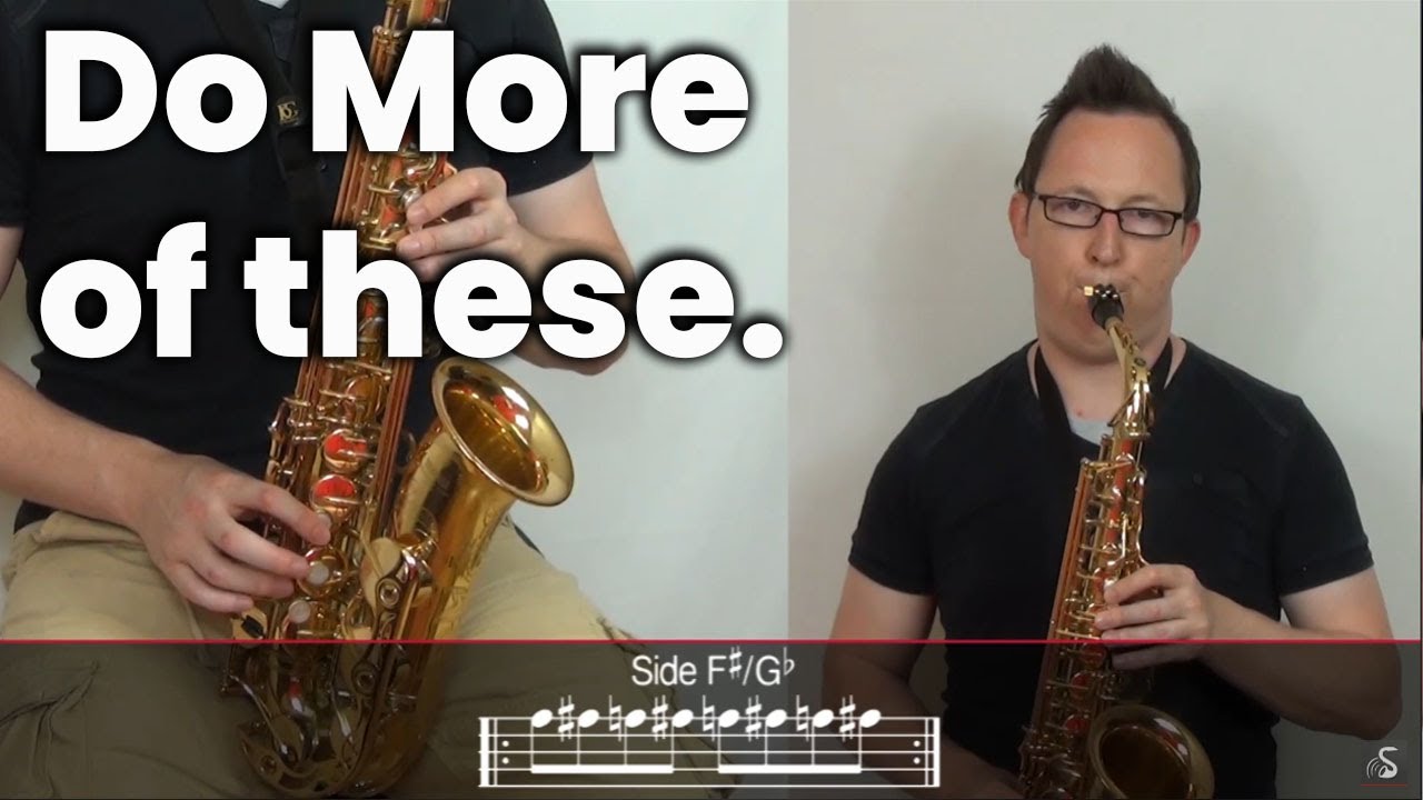 Get AGILE fingers with these Sax Exercises - YouTube