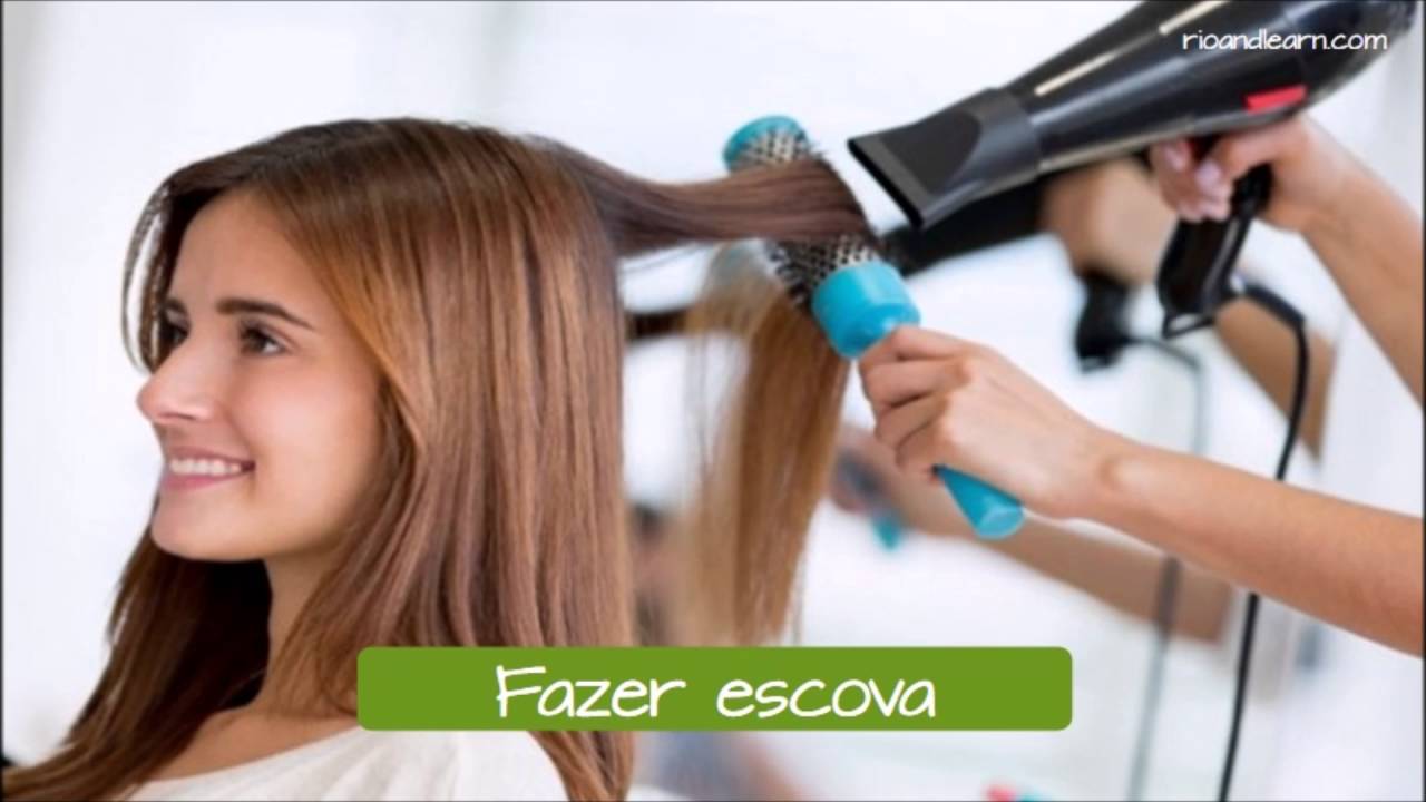 Beauty Salon Vocabulary in Portuguese - A Dica do Dia - YouTube