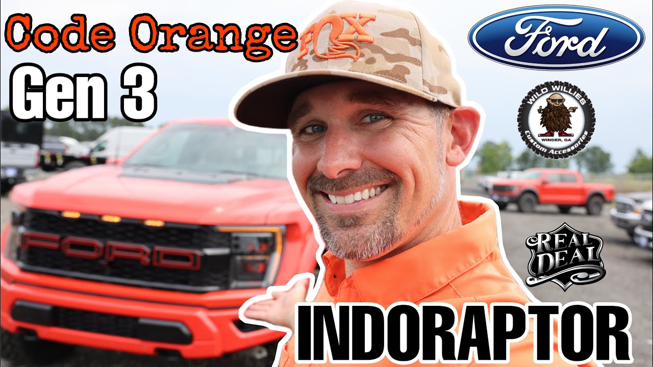 2022 CODE ORANGE Ford Raptor Transformation! INDORAPTOR Gen 3 CUSTOM ...