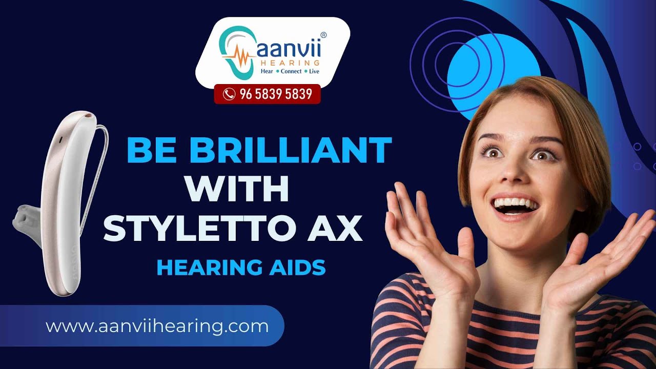 Styletto AX - World's first slim RIC Hearing Aid | Aanvii Hearing - YouTube