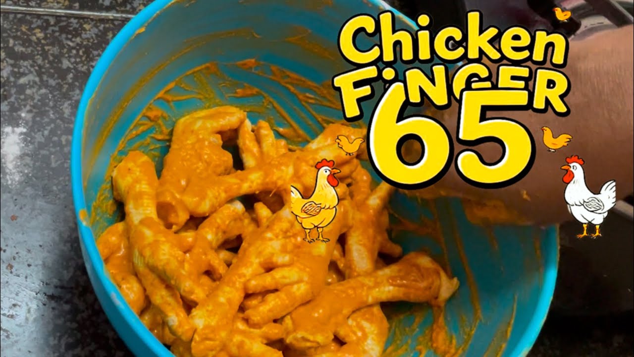 கோழி விரல் 65 | Chicken toes 65 | Chicken finger 65 #varaluscooking # ...