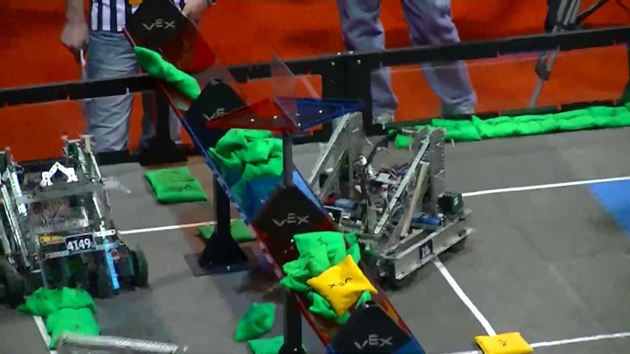 VEX World Championship Qualification Round 6 - Team 4149G - YouTube
