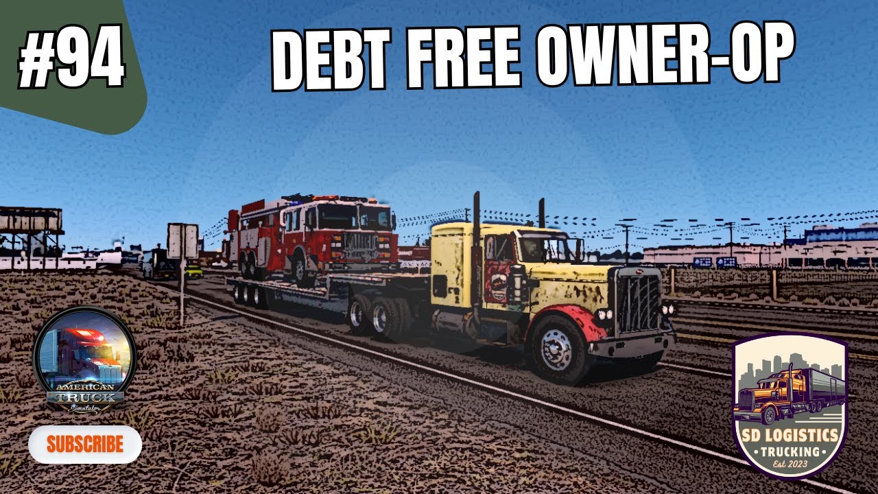 This FIRETRUCK is Going WHERE?! 🚒😲 | ATS Debt-Free Owner-Operator Job ...