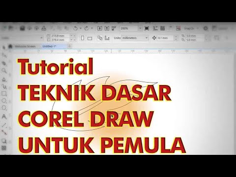 TEKNIK DASAR CORELDRAW UNTUK PEMULA PART 1 - YouTube