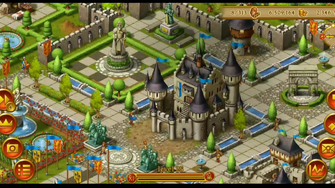 Townsmen - My updated final design (Complete tour) map = Kingdom of ...