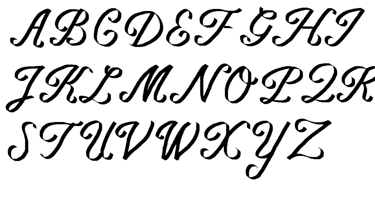 Calligraphy for Beginners // How to write Calligraphy. - YouTube