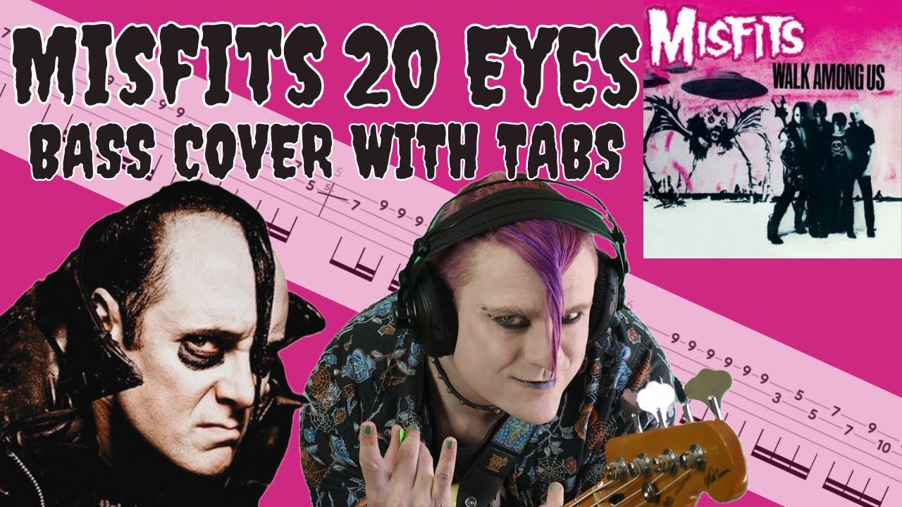 20 Eyes - Misfits Bass Cover (with tabs) - YouTube
