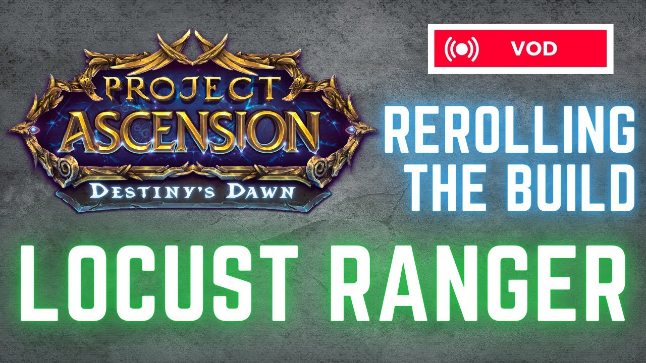 Prestiging and Rerolling 🦗 Elune Locust Ranger 🏹 - YouTube