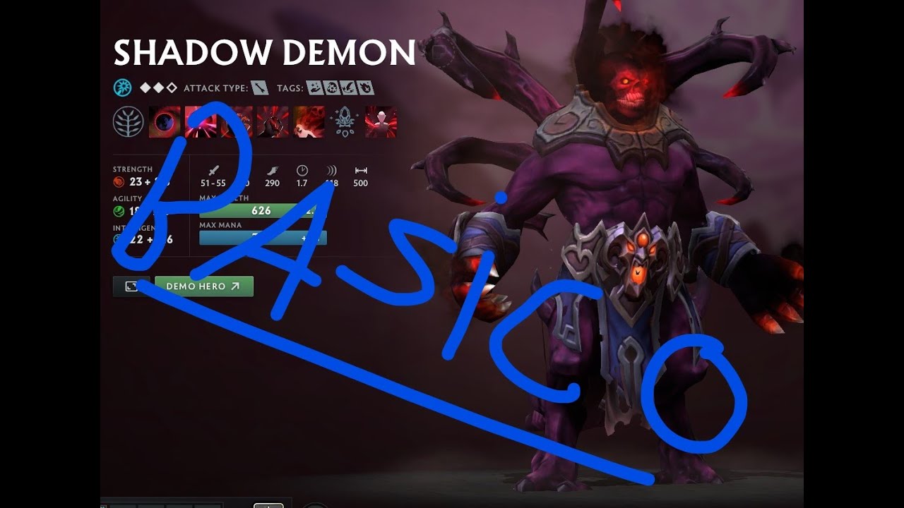 Dota 2 Basicos, Shadow Demon (by Cr1t, Falcons) - YouTube