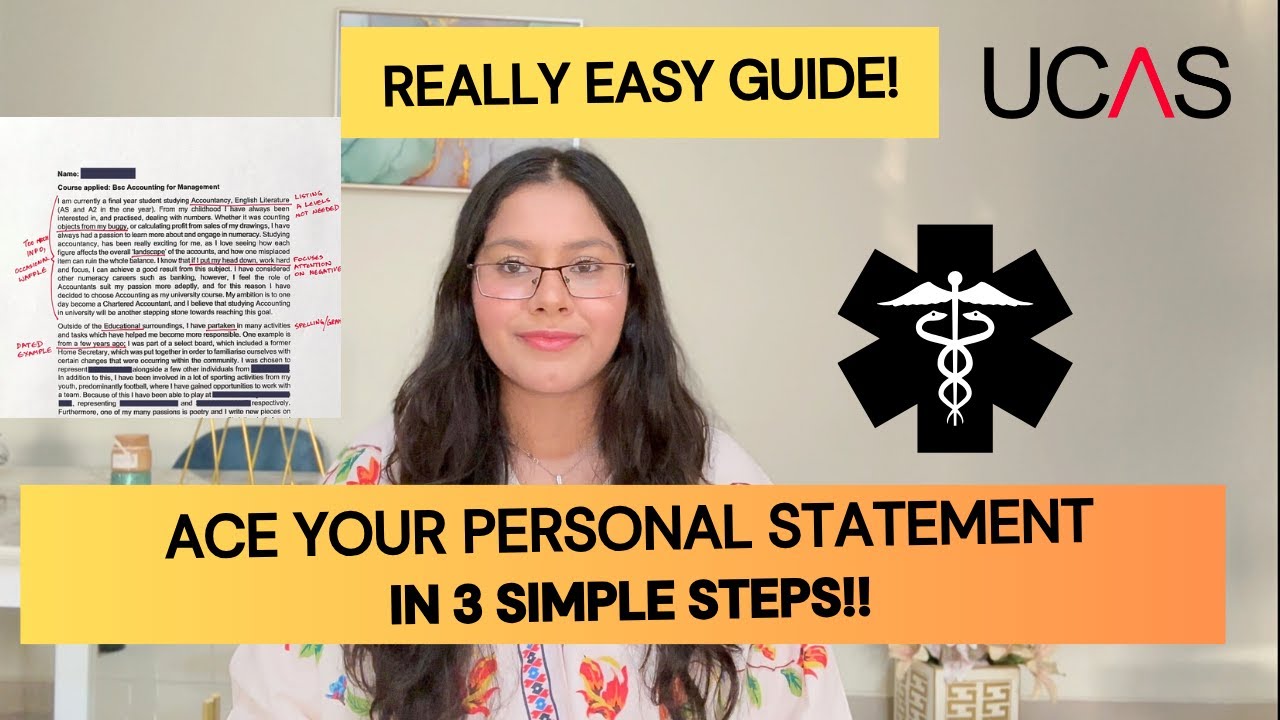 How to write the best personal statement *Simple Three Step Guide* - YouTube