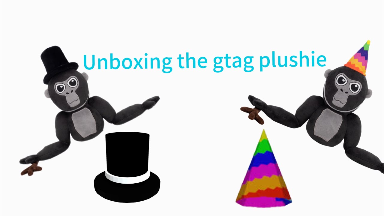 Unboxing the gorilla tag plushie #gorillatag - YouTube