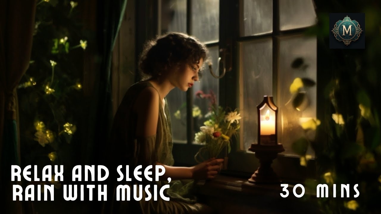 Melodic Moods | 30 minutes relaxation | Sleep with Rain and Music ...
