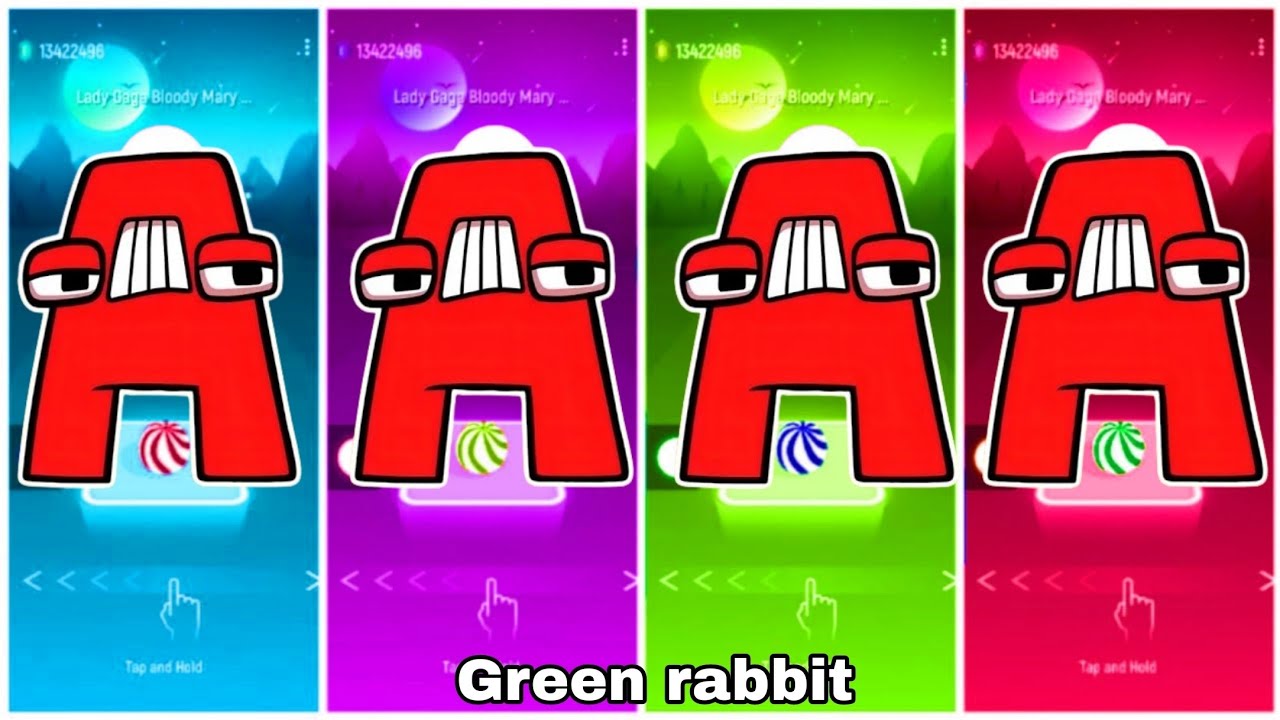 Alphabet Lore First - A Red 🆚 Alphabet Lore Second - A 🆚 Third - A 🆚 ...