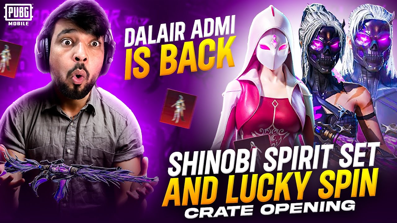 Dalair Admi Is Back 🥵 With Shinobi Spirit Set And Lucky Spin Crate ...