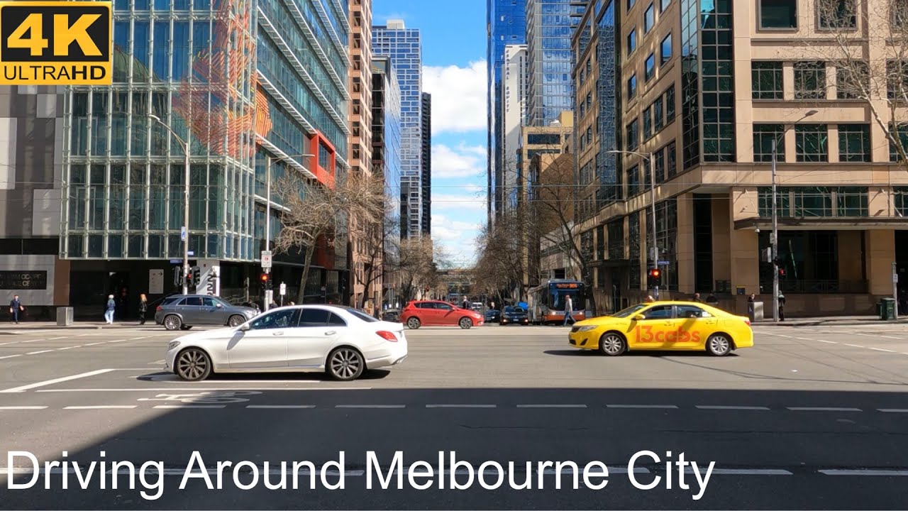 Driving Around Melbourne City | Melbourne Australia | 4K UHD - YouTube