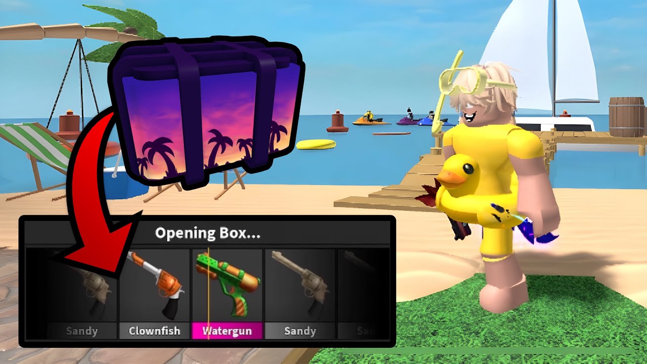 Unboxing SUMMER BOXES In MM2! ☀️⛱️ - YouTube