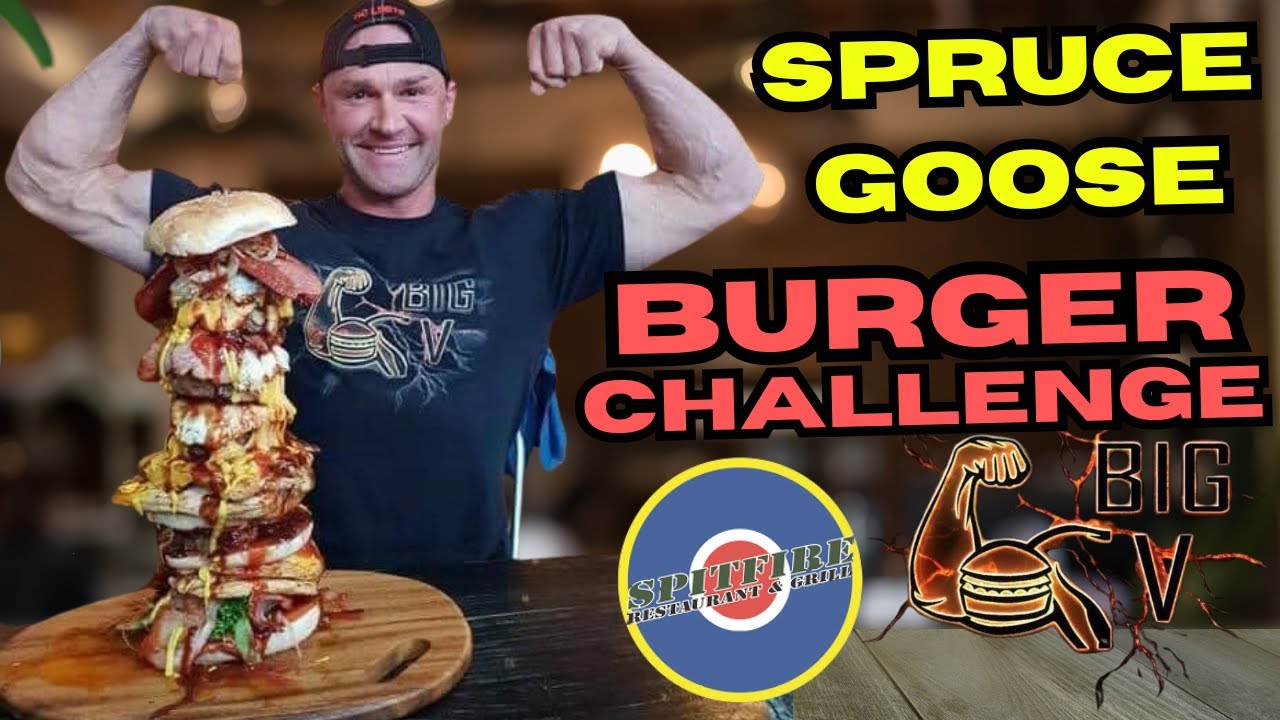 The Spruce Goose Burger Challenge - YouTube