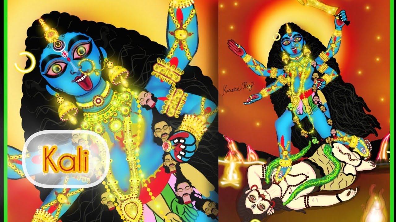 kali digital art drawing @Artistic kisore.#digitalart#kali#drawing ...