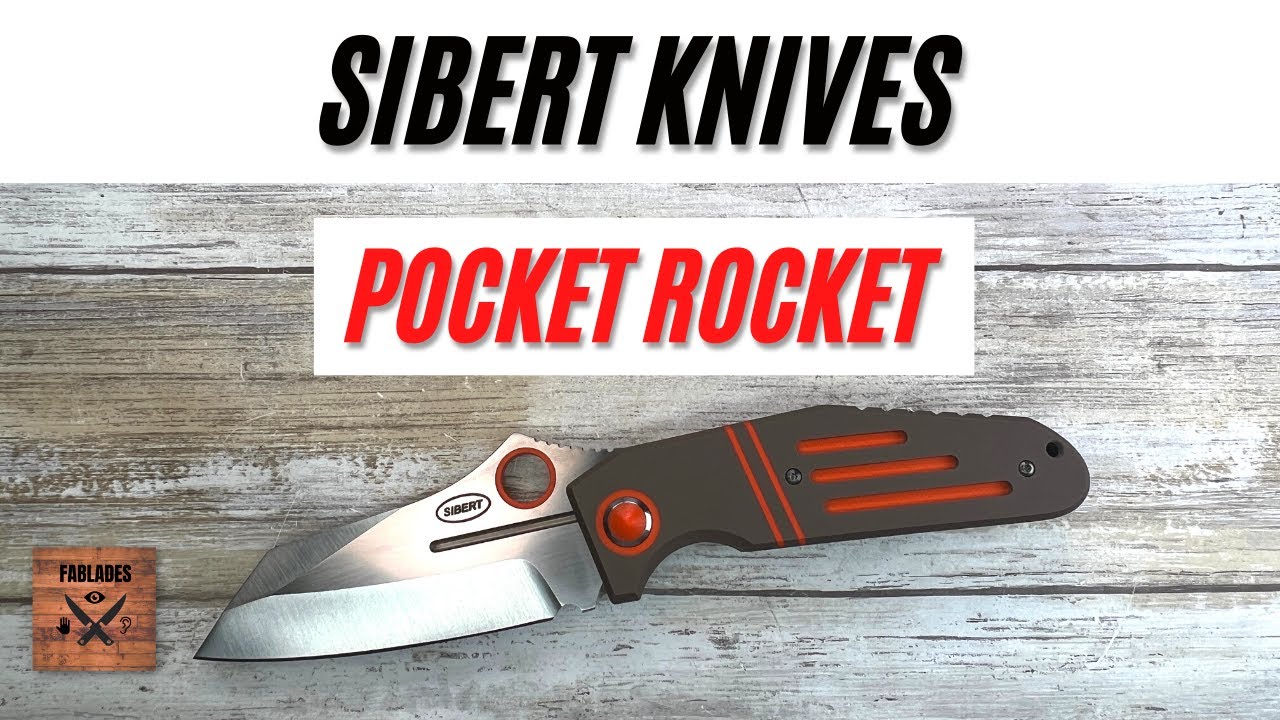 Sibert Custom Pocket Rocket Pocketknife. Fablades Full Review - YouTube