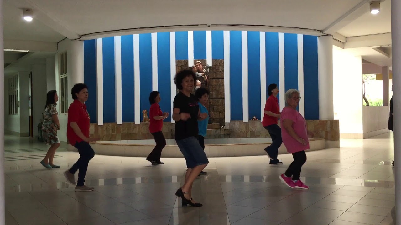 Cowboy Charleston Line Dance - YouTube