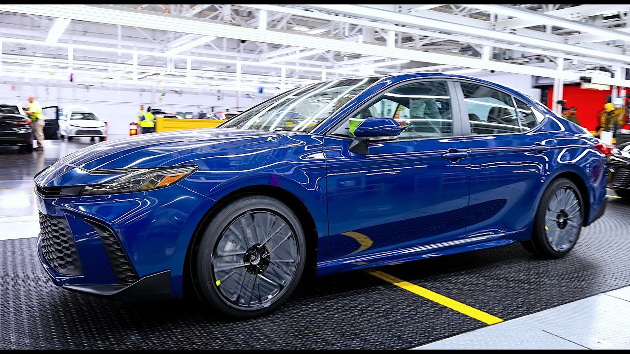 2025 Production New Toyota Camry All-Hybrid at Kentucky Plant. - YouTube