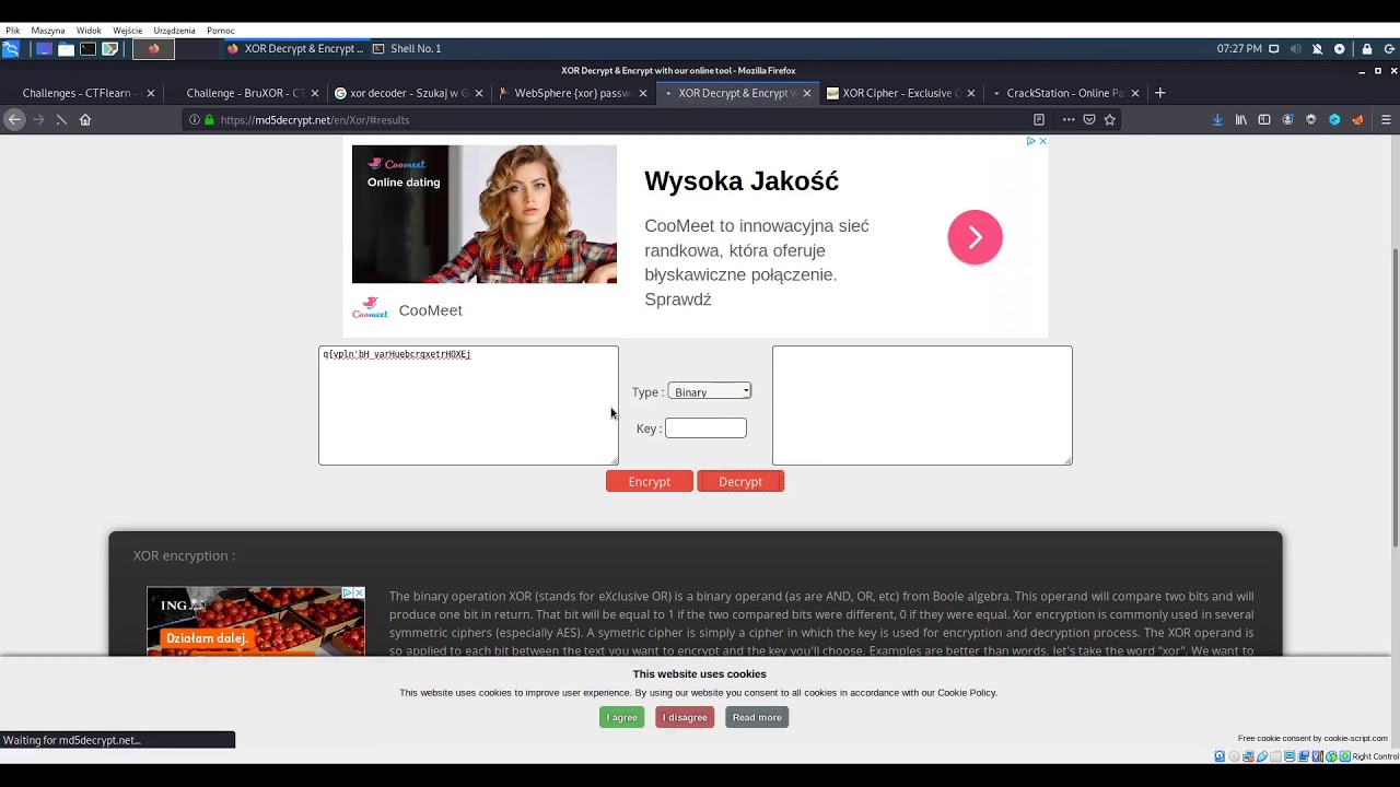 CTFlearn #012 BruXOR - YouTube