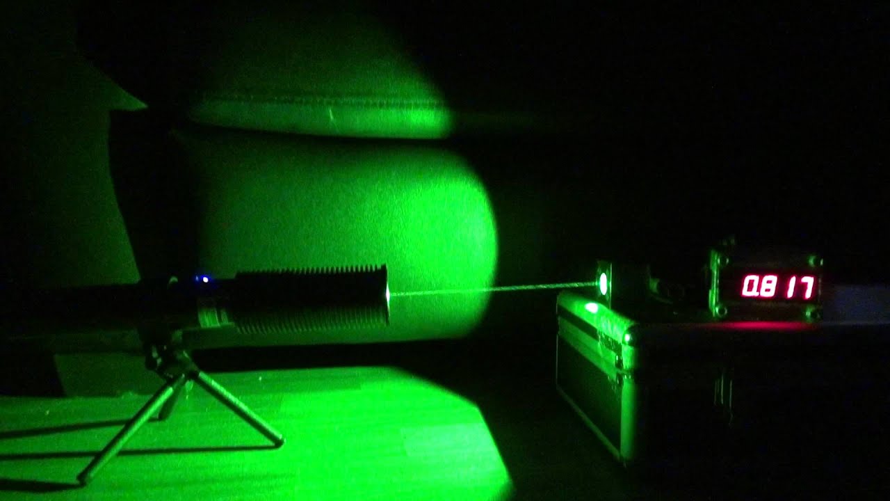Laserglow Hercules 650 Green handheld laserpointer. - YouTube