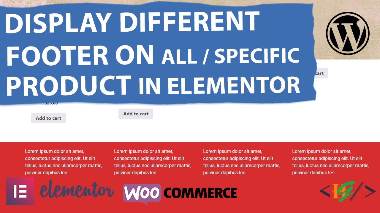 How to Show Custom Footer on WooCommerce All Product Single Page ...