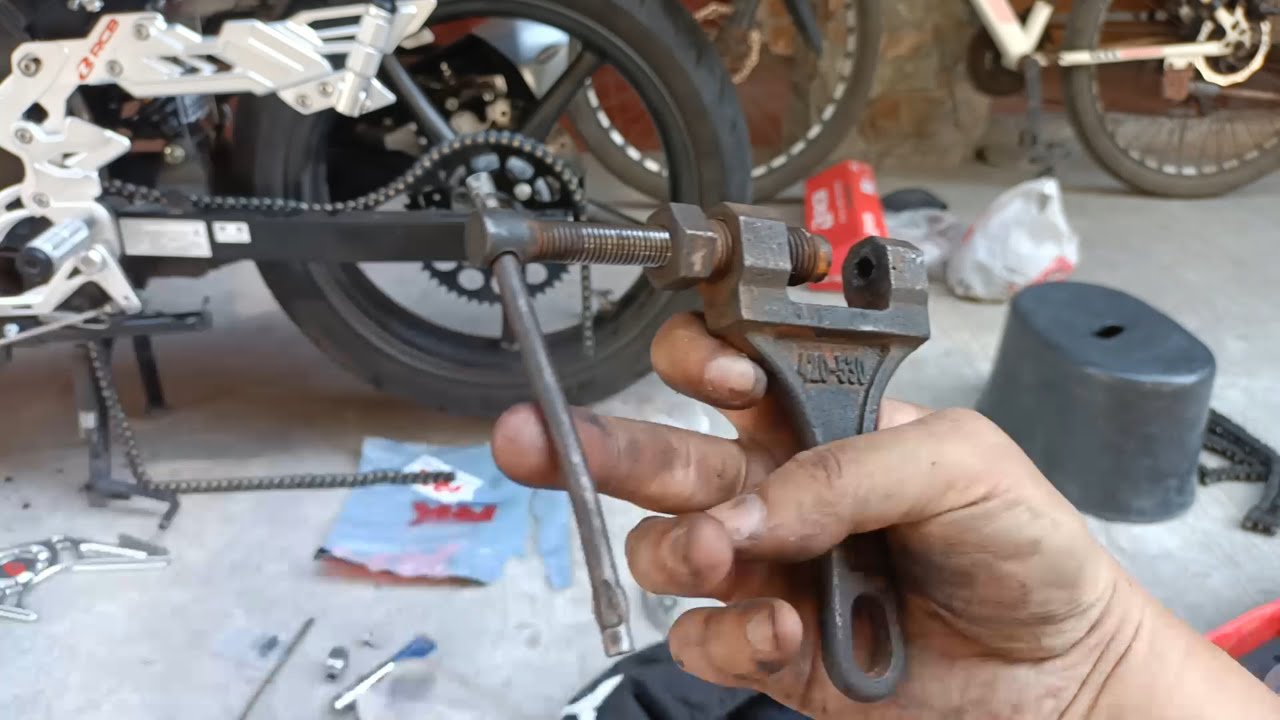 Sira yung pamputol ng kadena sa tibay ng RK Black Scale set! Test ride ...