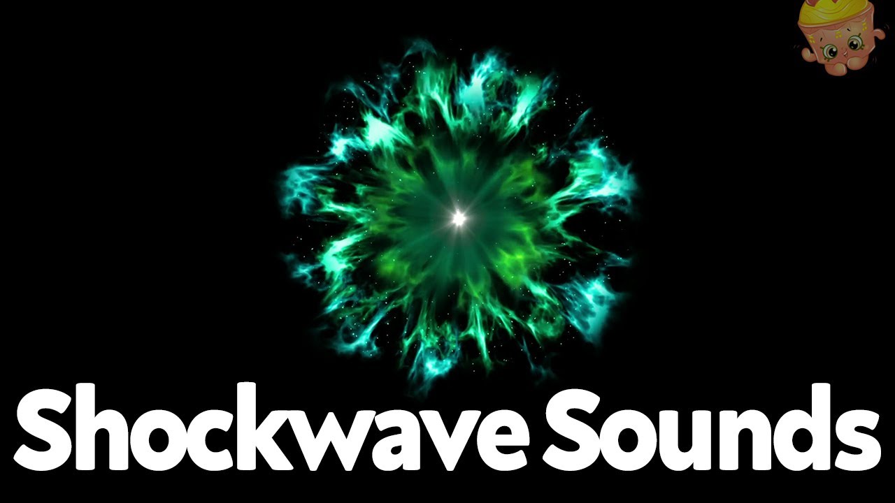8 Shockwave Sounds and Video Effects on Black Screen - YouTube