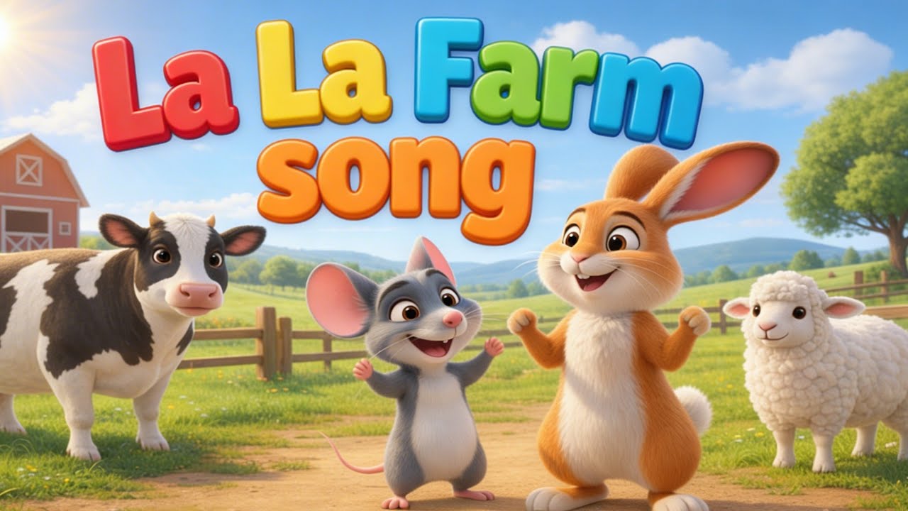 La La Farm Song | Fun Farm Animals Song for Kids | Nursery Rhymes ...